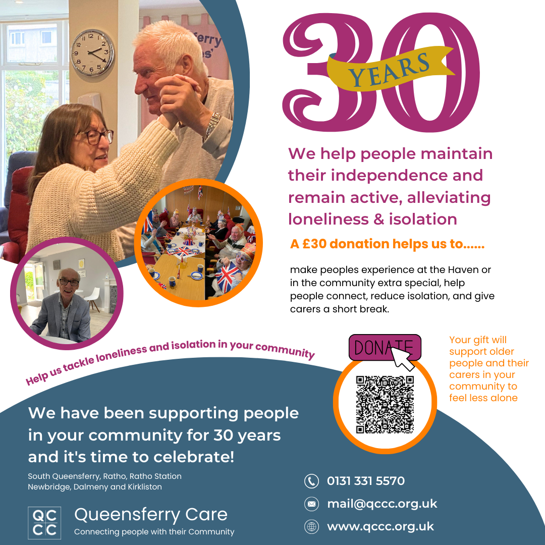 QCCC celebrates 30 years of service :: Queensferry Care